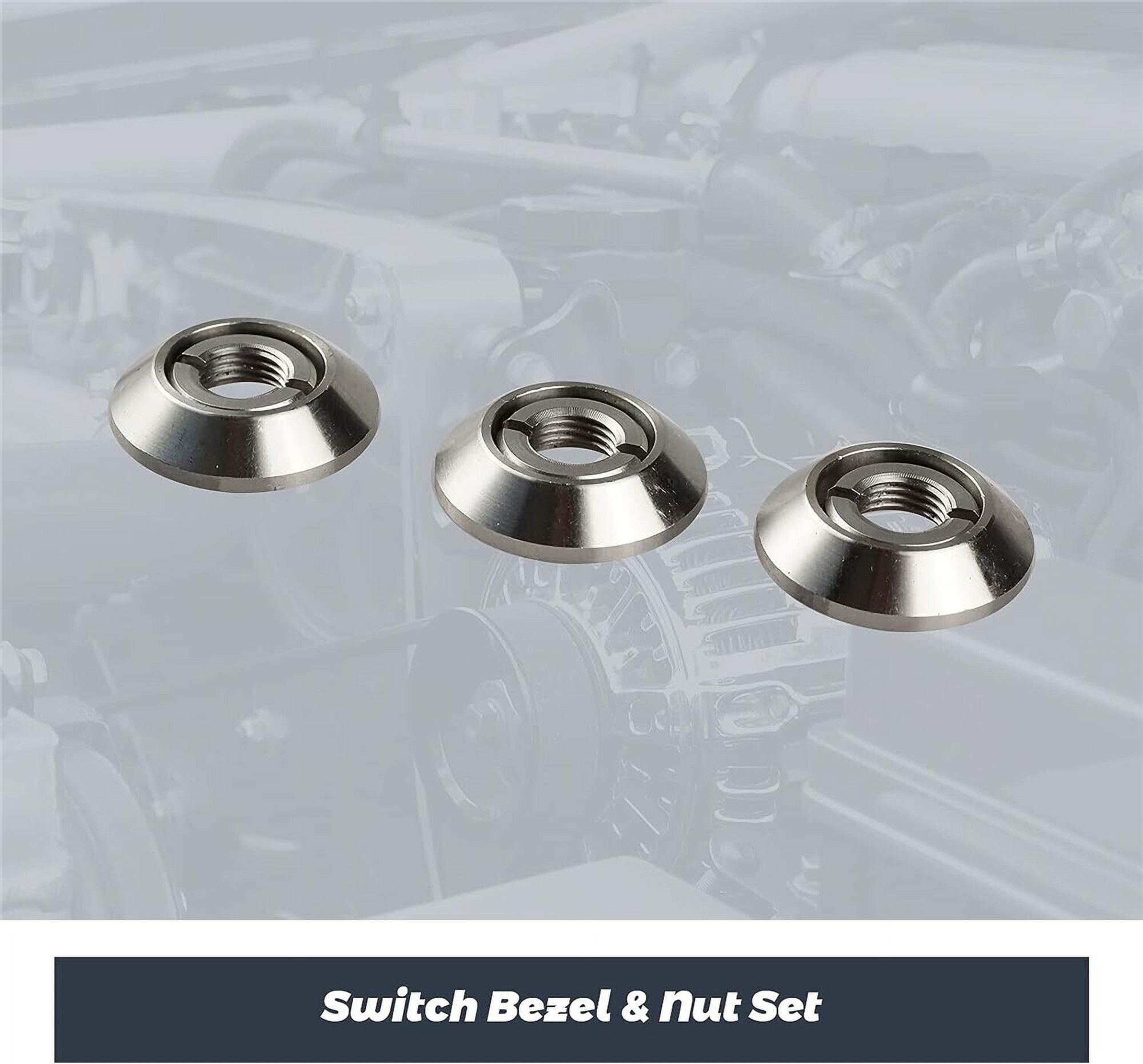 Acaigel Fits For Jeep Cj5 Cj7 Cj8 Dash Switch Bezel & Nut Set 1972 ...