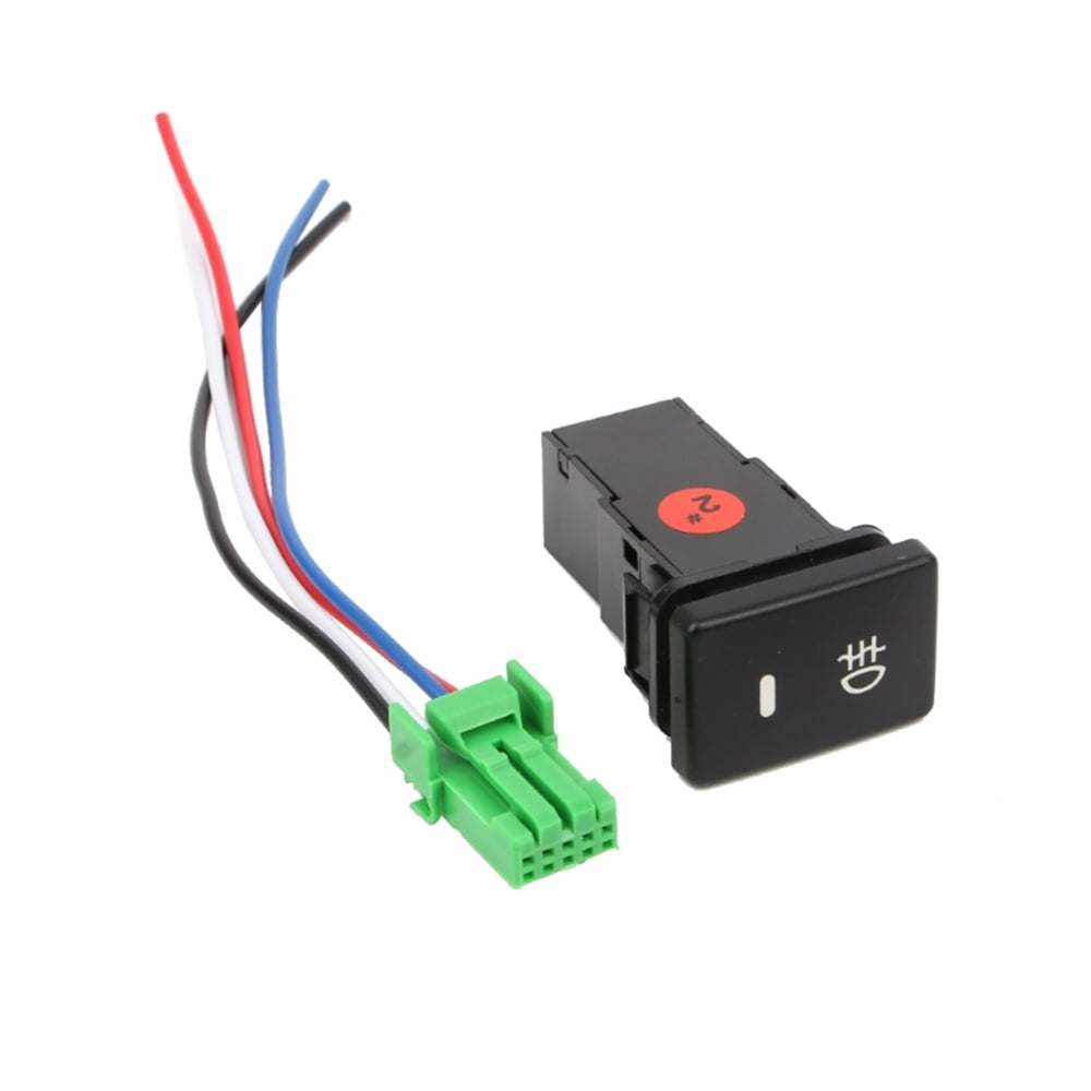 Acaigel Fog Lights Push Button Switch with Wiring For Toyota - Amber ...