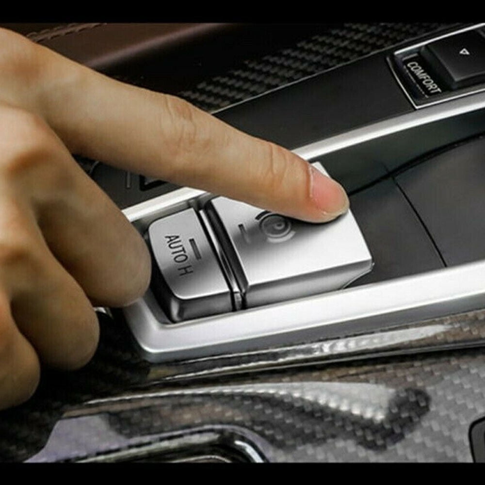 Acaigel Handbrake Auto Hold Button Switch Cover Chrome Trim For BMW 5 6 ...