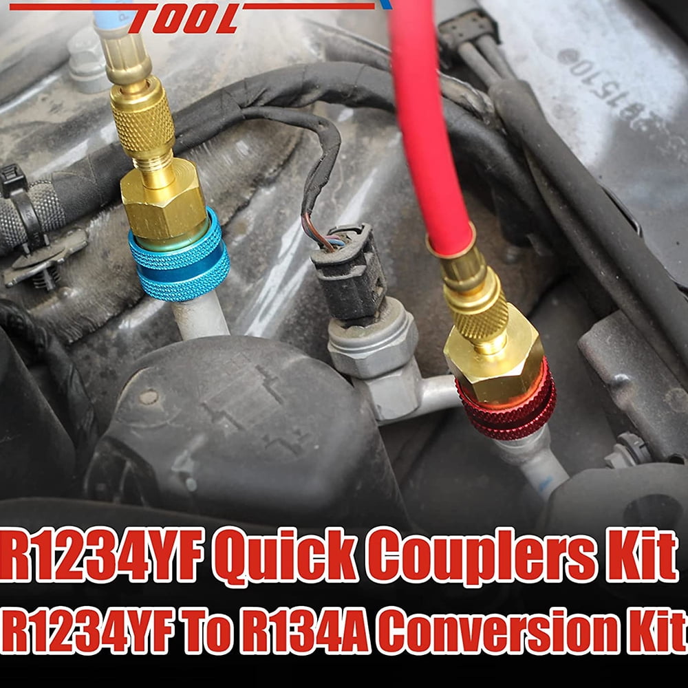 Acaigel R1234yf Quick Couplers Kit Quick Coupler Adapter for Car ...