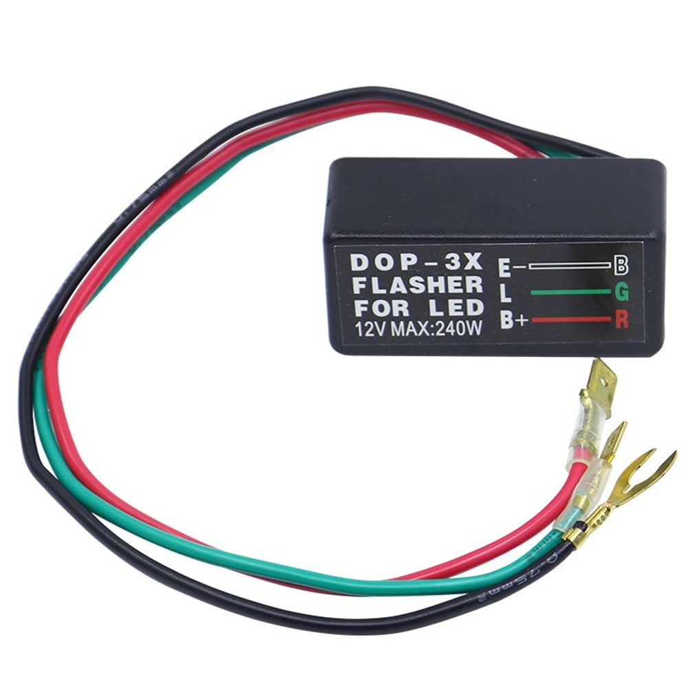 Acaigel Turn Signal Kit Rocker Switch Blinker SPDT Green LED's With ...