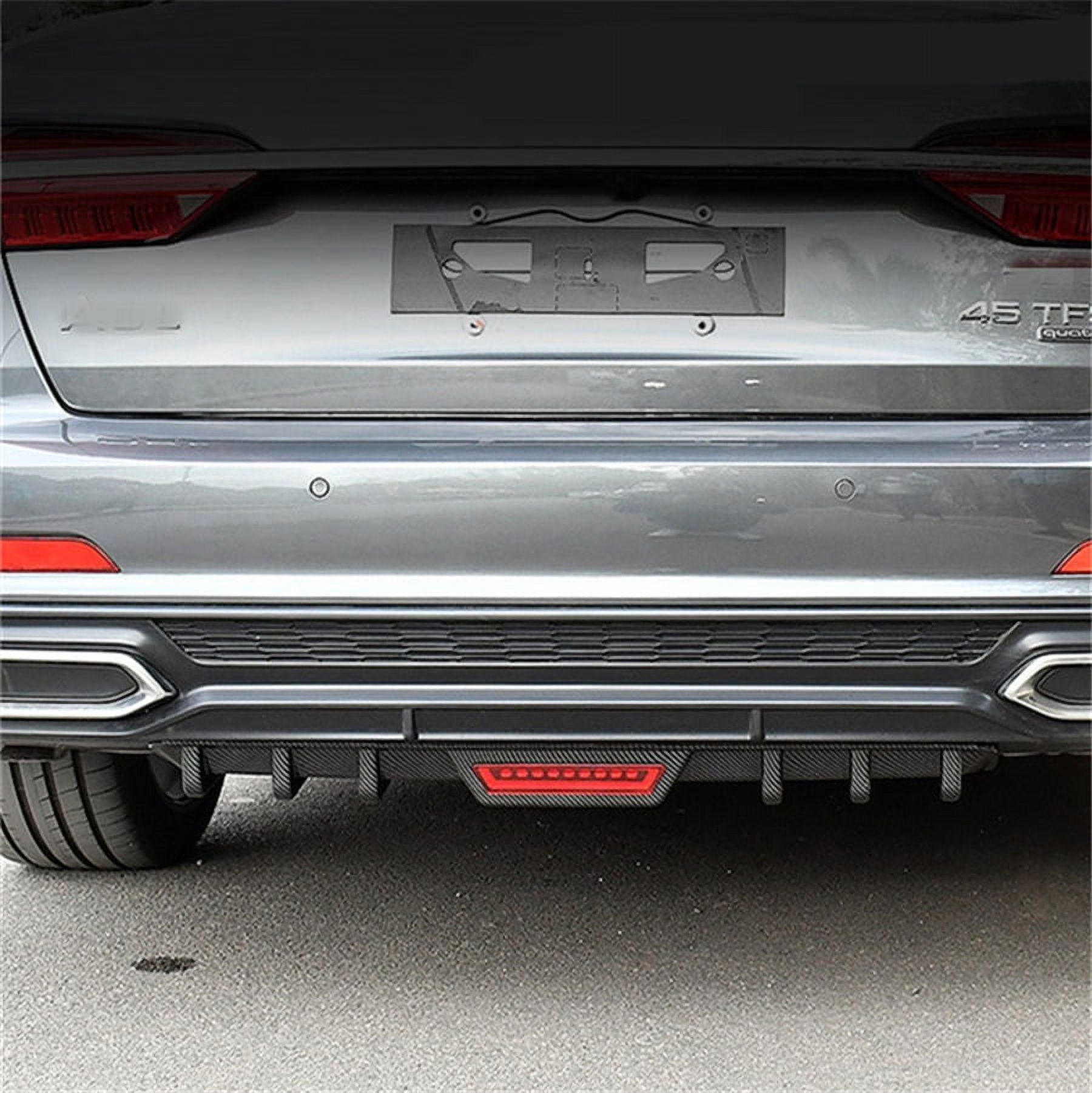 Acaigel Universal Car Rear Bumper Diffuser Lip Spoiler Canard Carbon ...