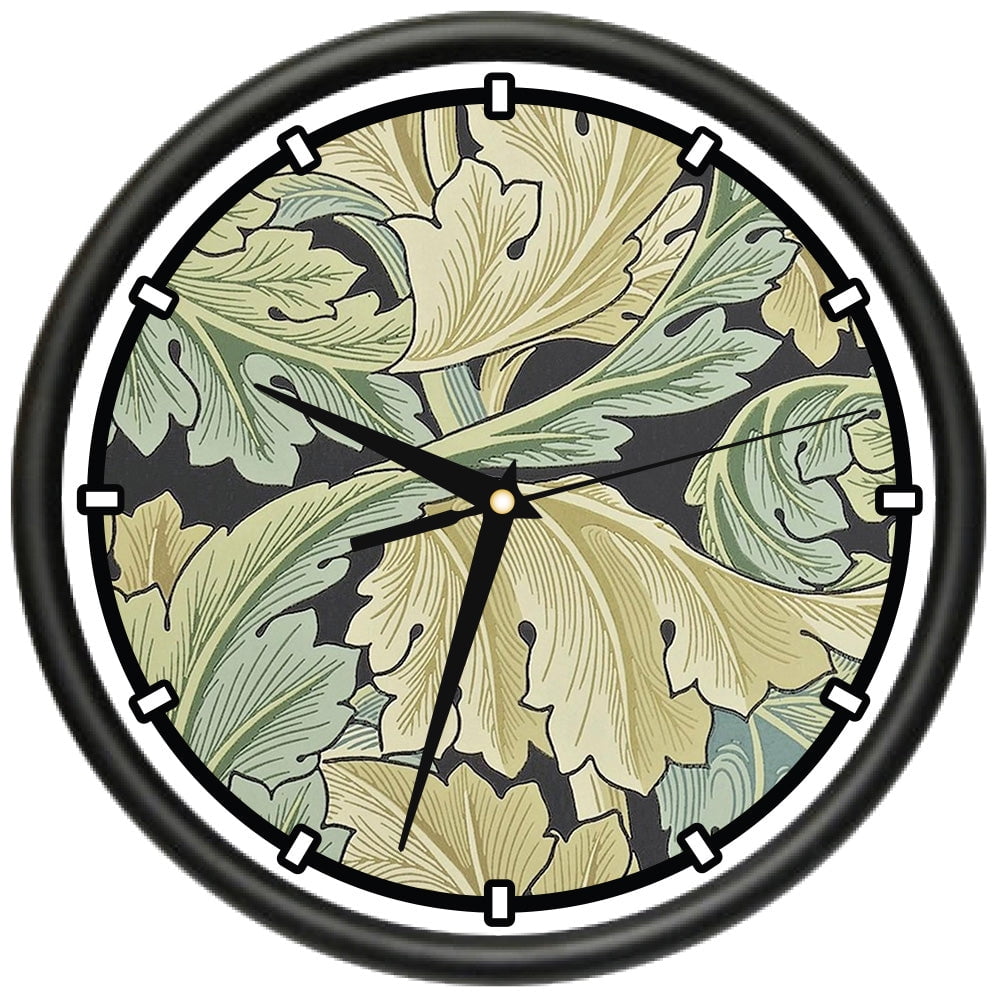 Acanthus Design Wall Clock | Precision Quartz Movement | Décor For ...