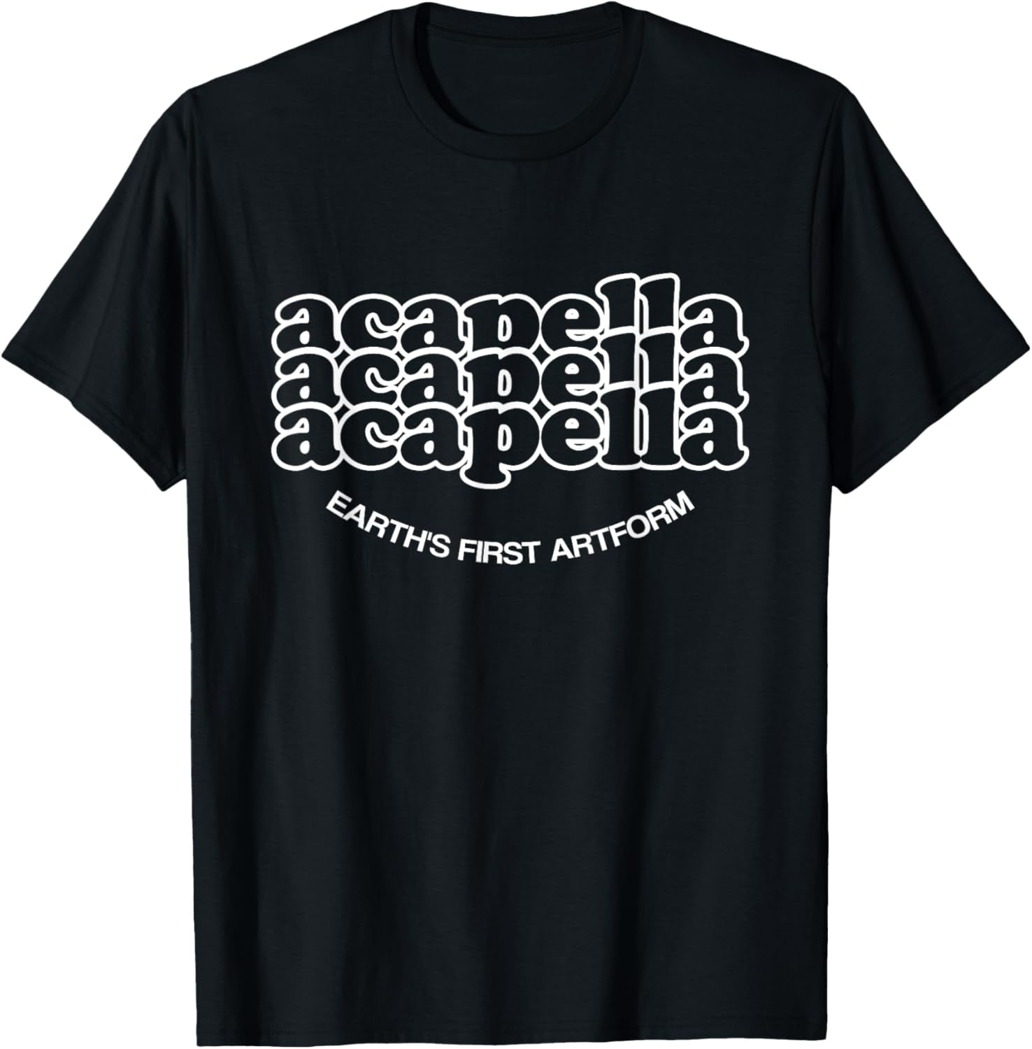 Acapella Choir Print For Music Lovers Tenor Singer Jazz Graphic T-Shirt ...