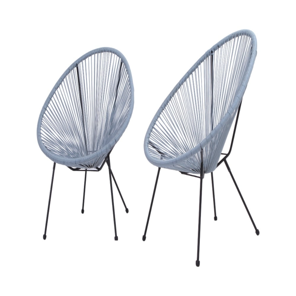 Acapulco Chair with Comfortable Rope Design Indoor and Outdoor Lounge ...
