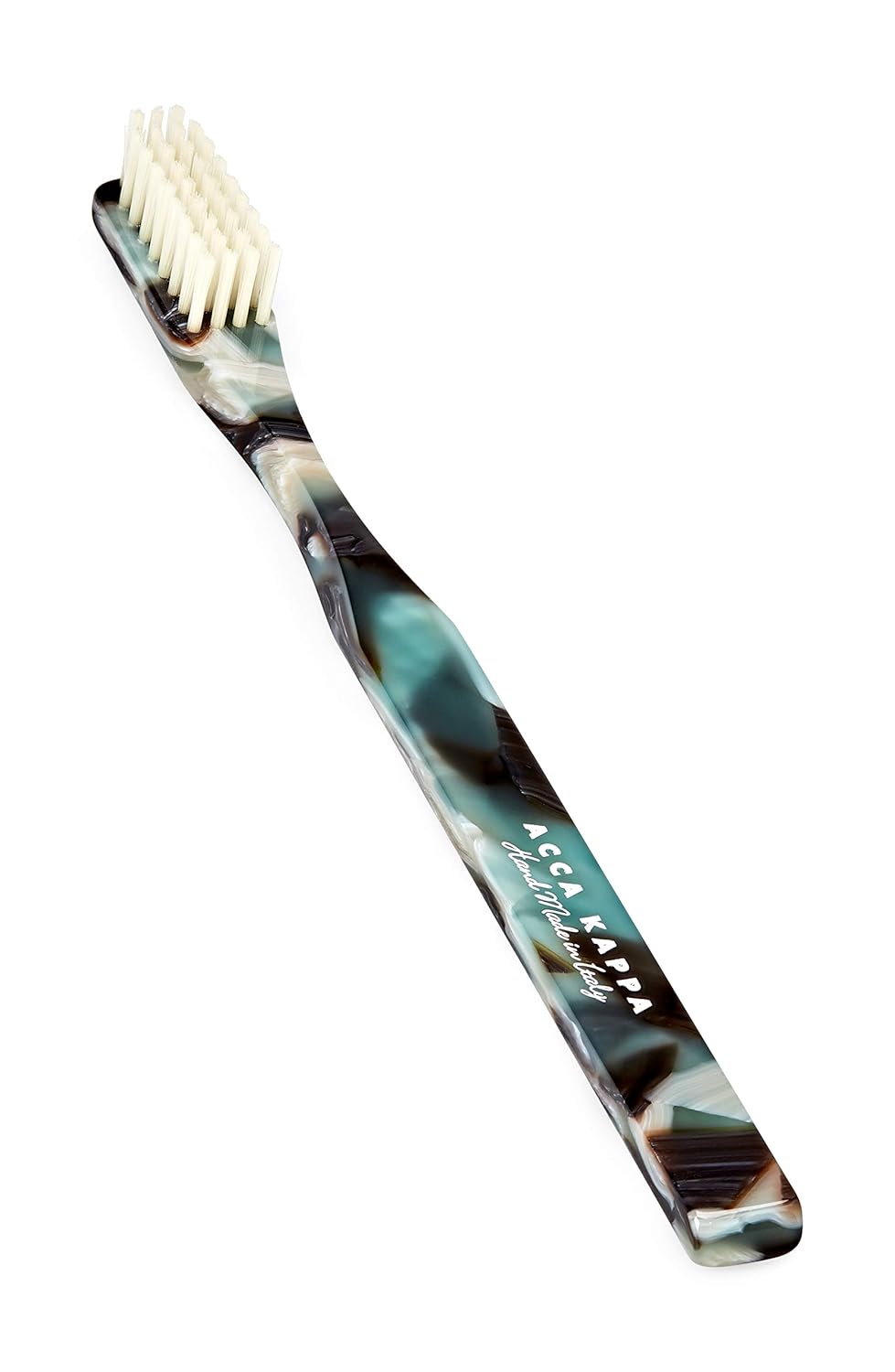 Acca Historical Havana & Green Toothbrush Medium Pure White Bristle ...