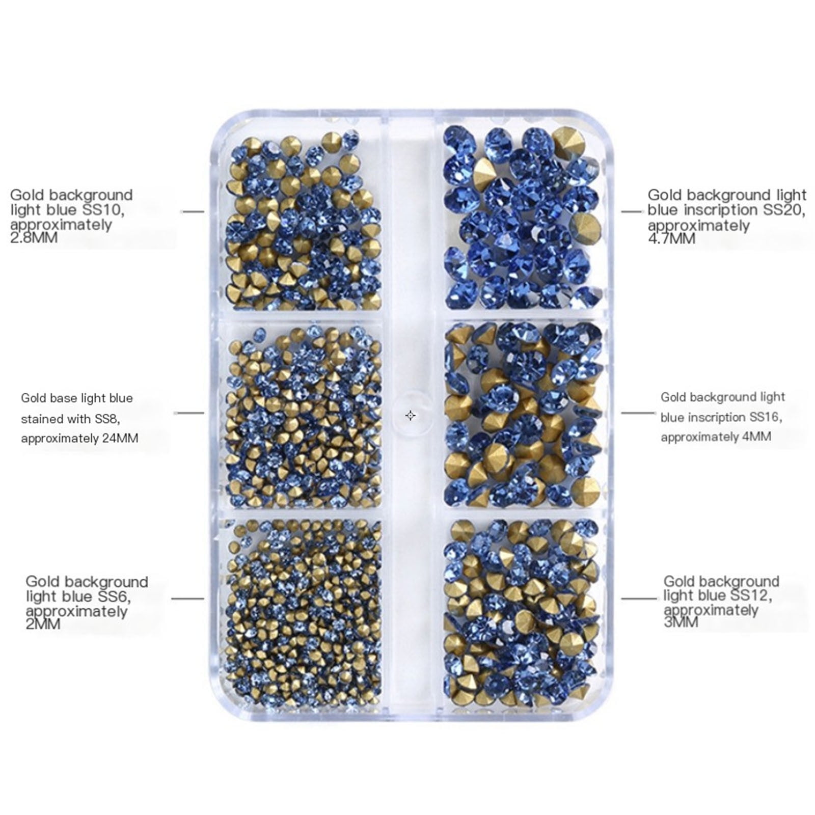 Accaprate Nail Stickers Nail Wraps Nail Decals Nail Art Stickers 6 Grid