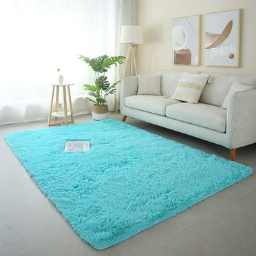 Sweet Heart Shape Fluffy Floor Mat Non-slip Area Rugs Carpet for ...