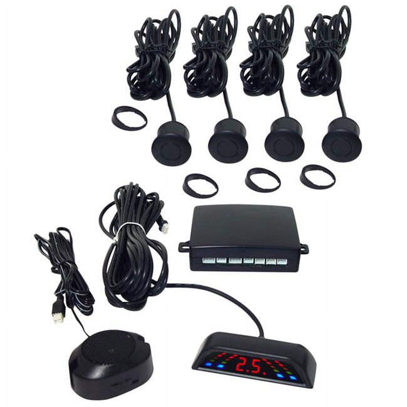 Accele Electronics BU500 - 4 Sensor Backup System With Digital Display ...