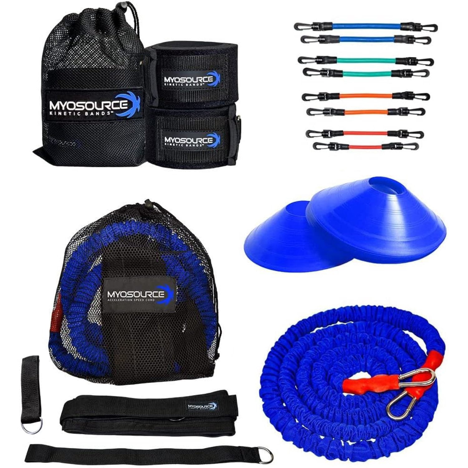 Acceleration Speed & Agility Training Kit - Leg Resistance Bands ...