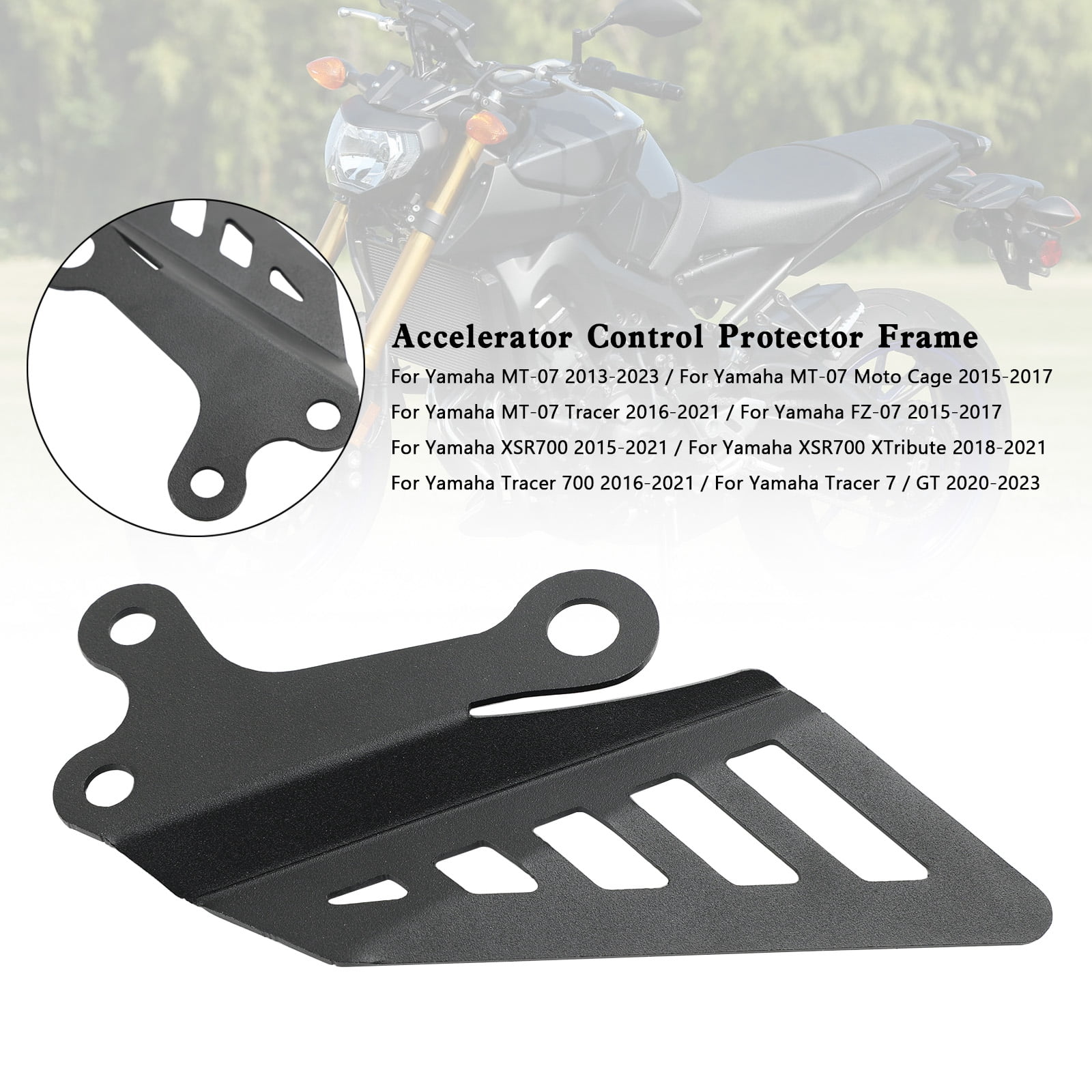 Accelerator Control Protector Frame For Yamaha MT-07 FZ07 XSR700 Tracer ...