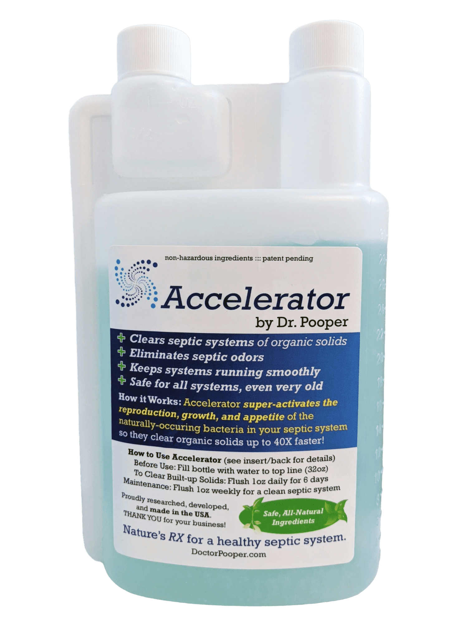 Free Shipping! Accelerator by Dr. Pooper 32 oz Liquid Septic System ...