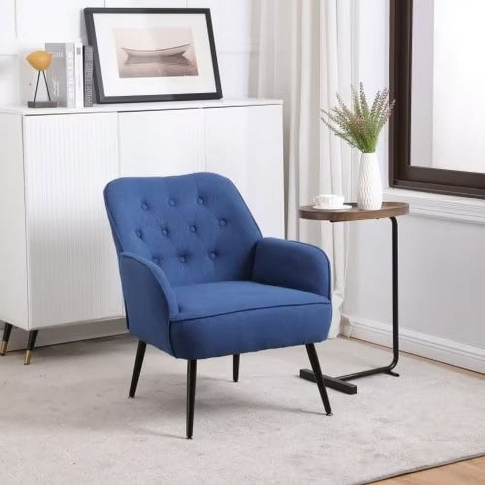 Accent Arm Chair Side Chair, Modern Mid Century Chair, Upholstered Club ...