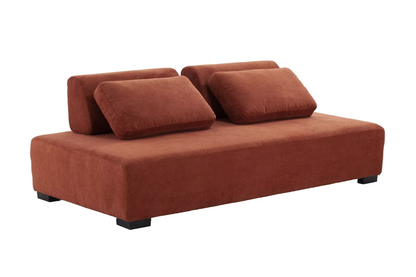 Accent Armless Sofa, Minimalist Modular Sectional Sofa, Sofa Daybed ...
