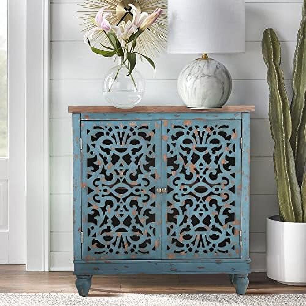 Accent Cabinet with Doors Entryway Cabinet Decorative Cabinet Farmhouse ...