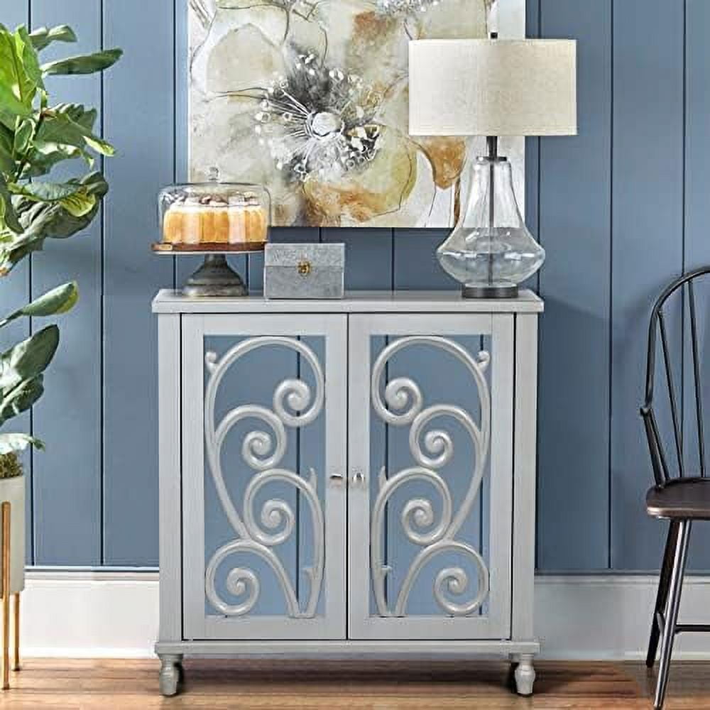 Accent Cabinet with Doors Entryway Cabinet Decorative Cabinet Farmhouse ...