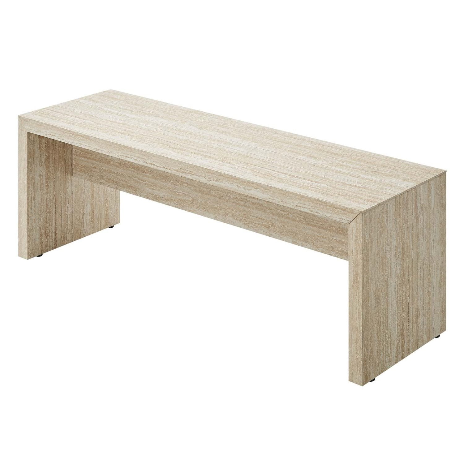 Accent Chair Bench, Tan, Wood, Living Room Lounge Cafe Lobby ...