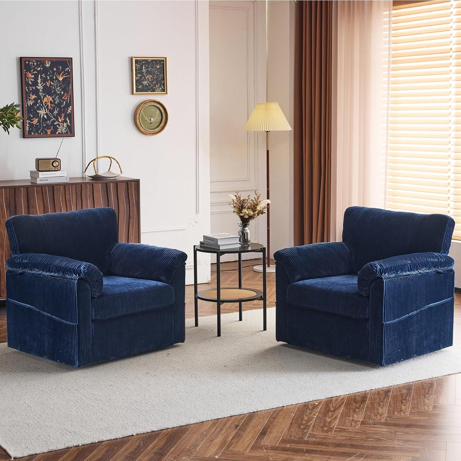 Accent Chair Living Room Mid Century Arm Sofa Chair for Bedroom ...