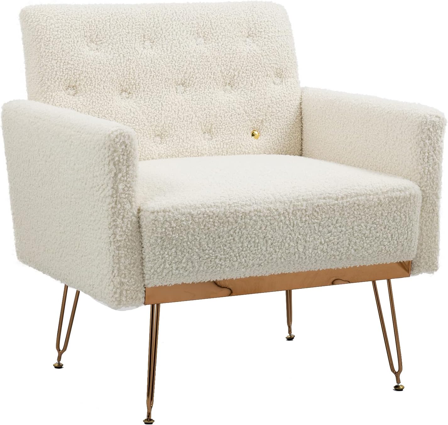 Accent Chair for Living Room, Oversized Velvet Upholstered Arm Chairs ...