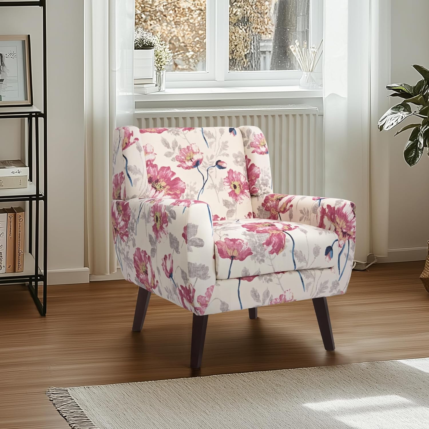 Accent Chair Mid Century Armchair Comfy Single Sofa for Living Room ...