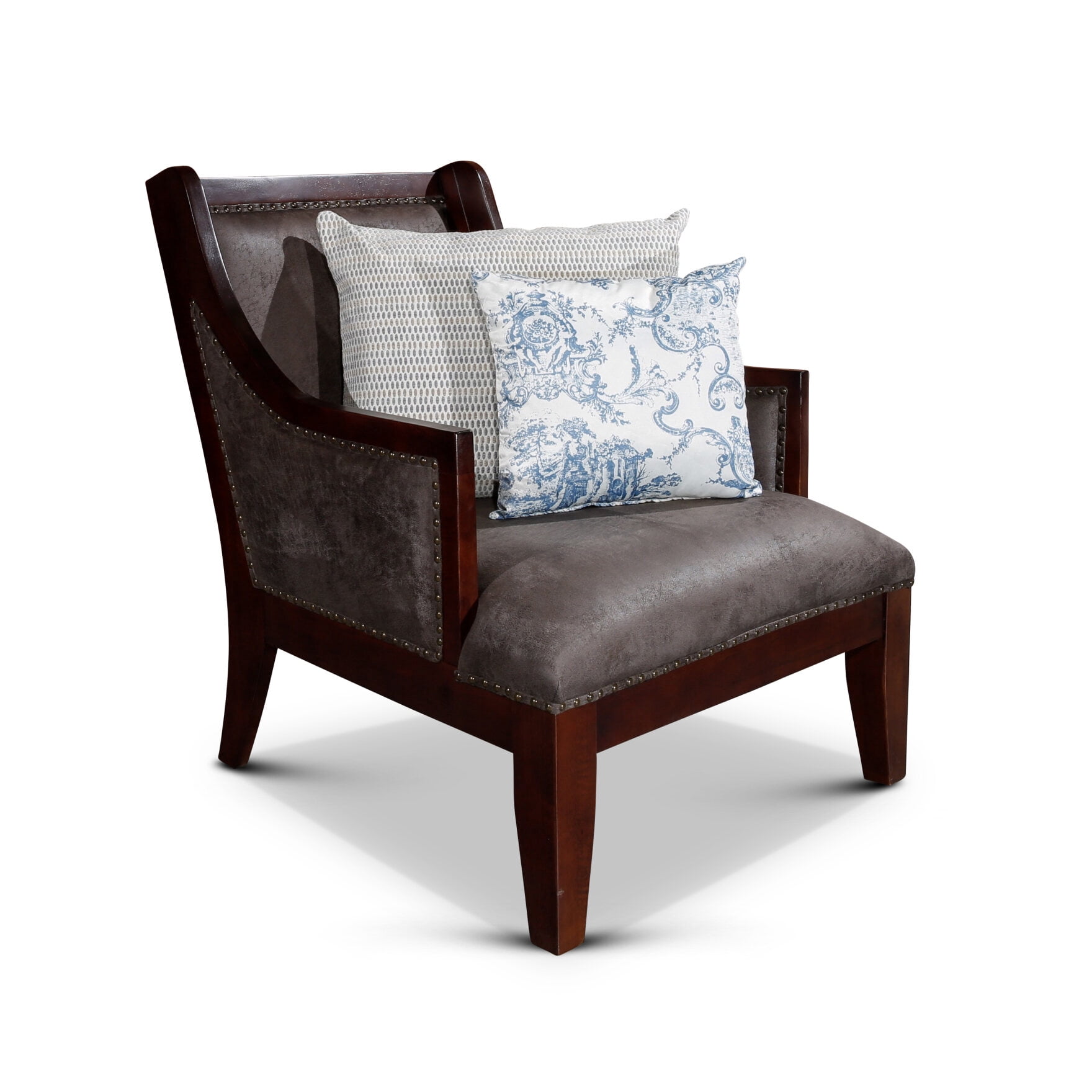Accent Chair, Modern Accent Chair with Arms, Living Room Chairwith ...