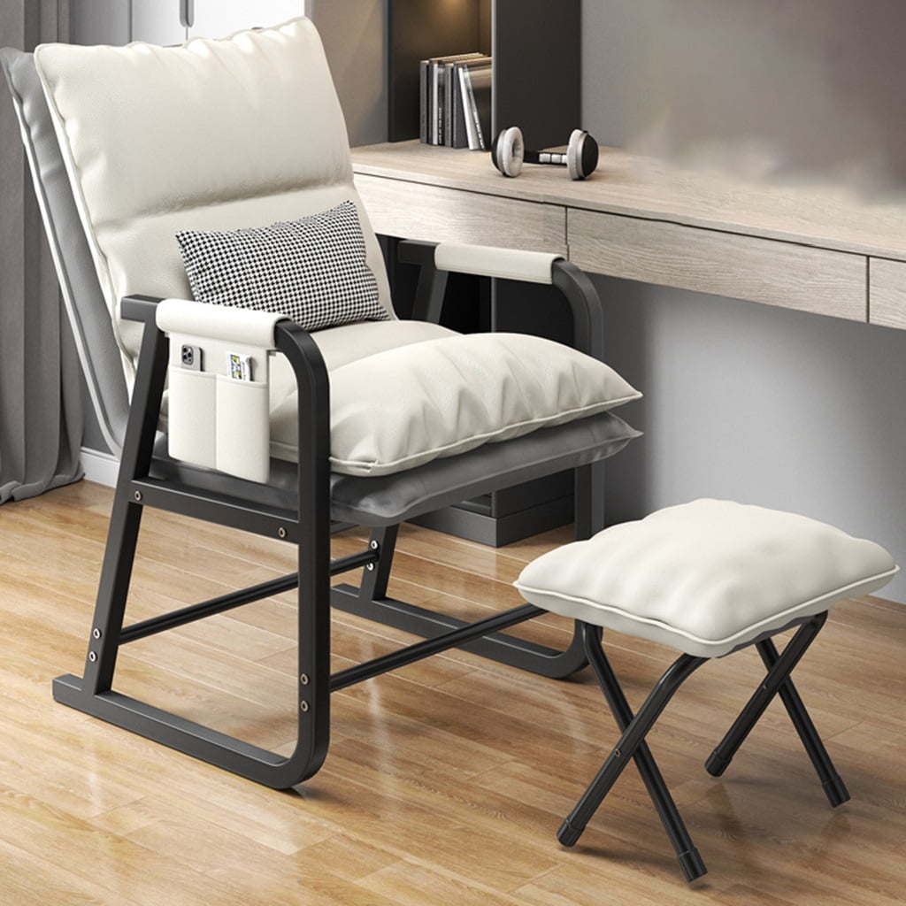 Accent Chair Modern Mid Century, Lounge Chair Indoor With Headrest Side ...