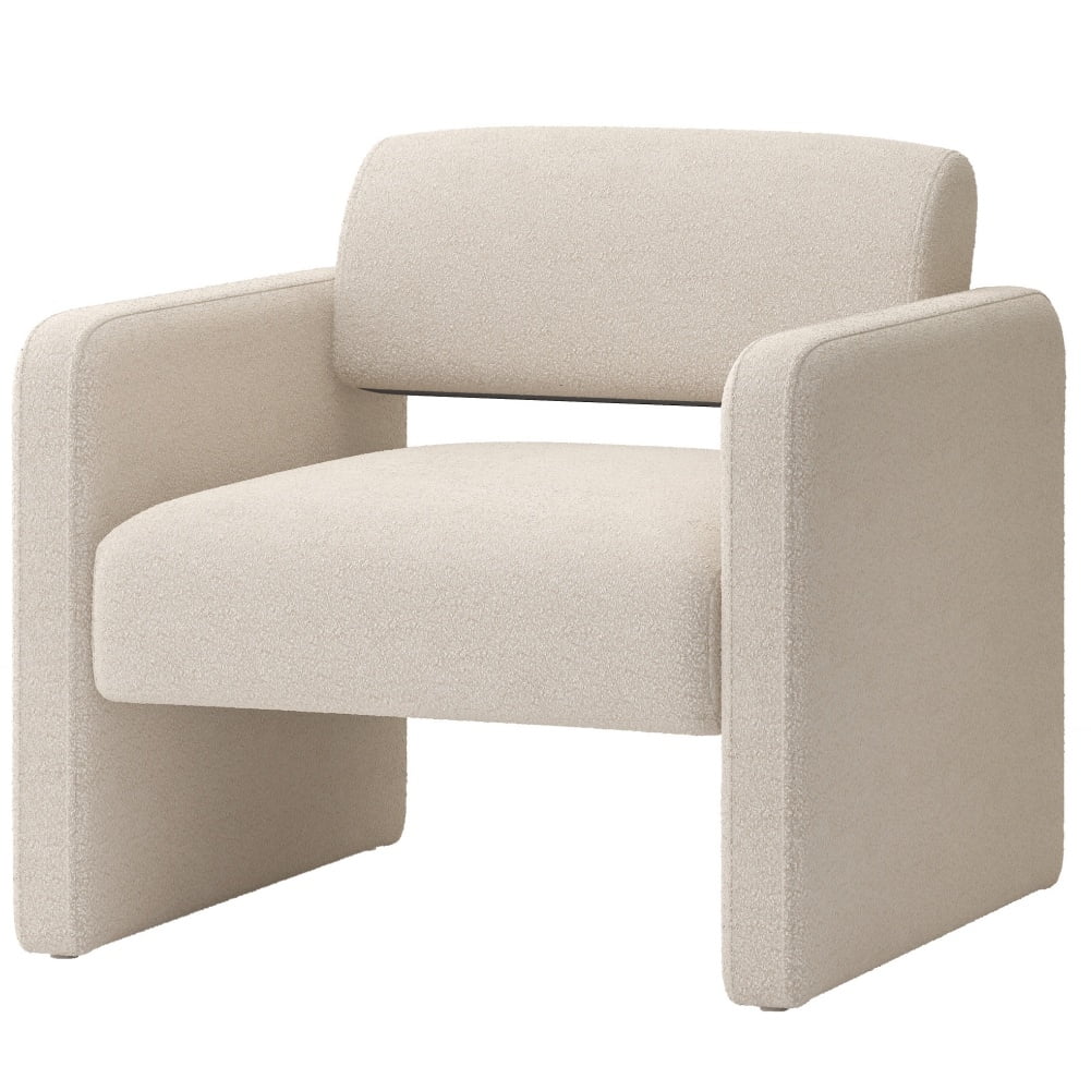 Accent Chair Modern Single Sofa Chair Upholstered Backrest Chair With ...