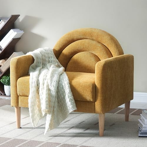 Accent Chair Reading Chair with Armrest, Small Comfy Chair for Small ...