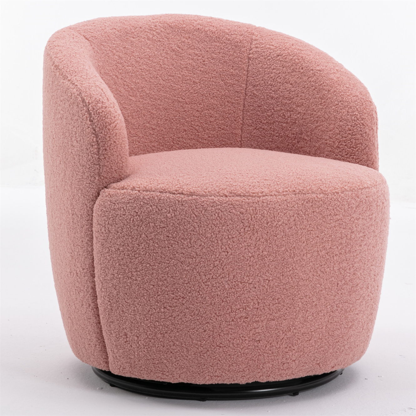 Accent Chair, Swivel Accent Chair, Living Room Chairs, Teddy Fabric ...