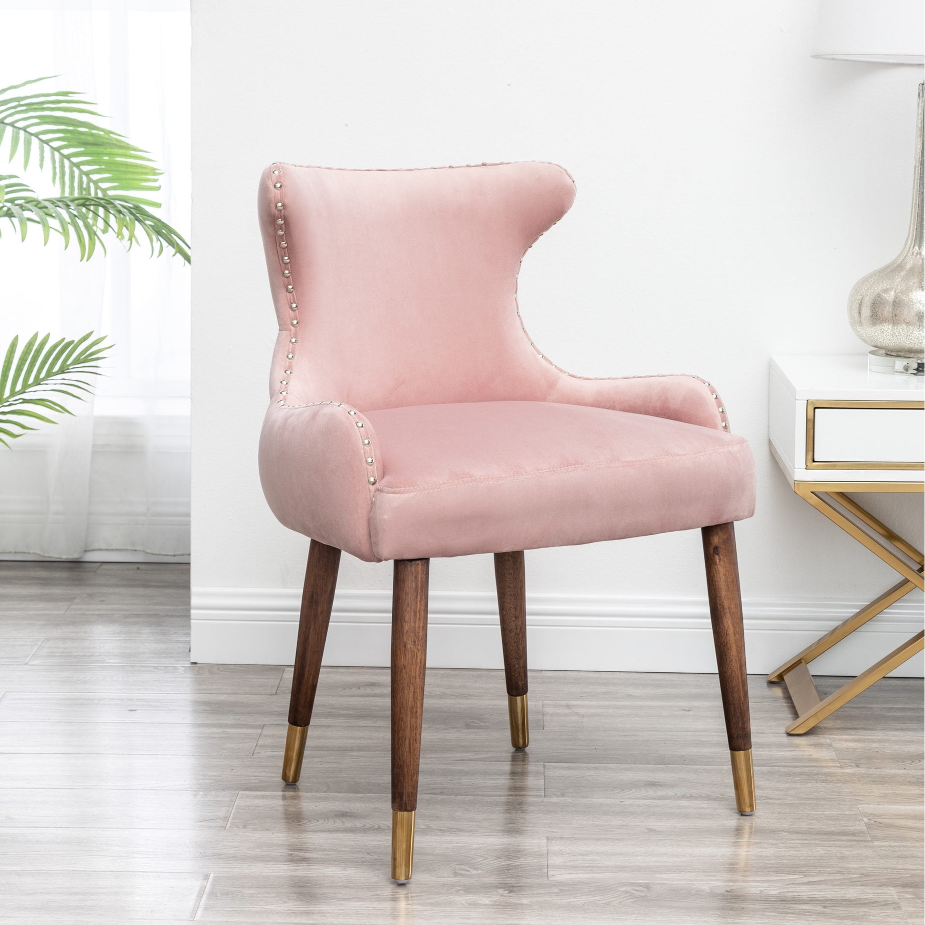 Accent Chair with Tufting | Enhances Contemporary Home | Curved Back ...