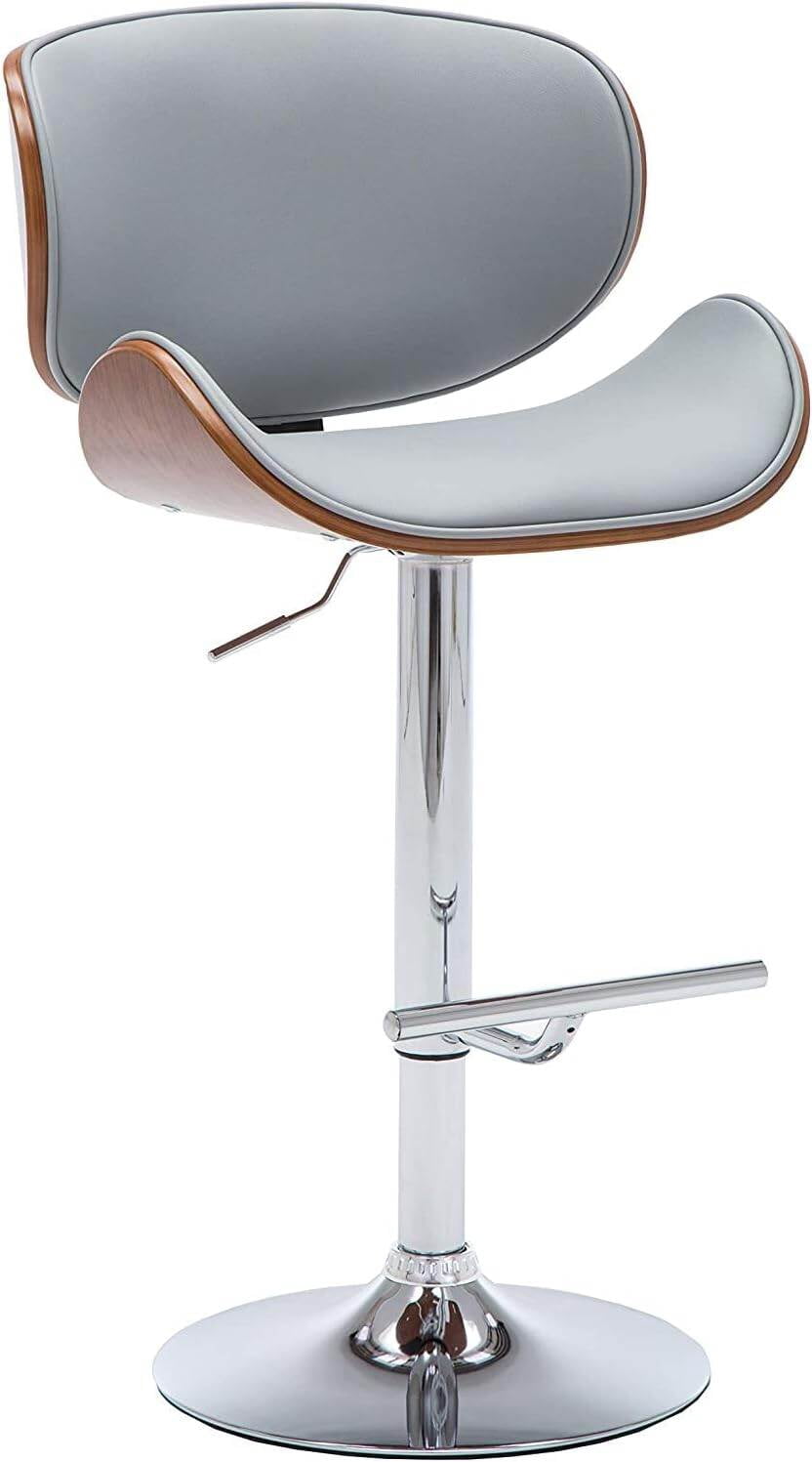 Accent Chairs Modern Contemporary Swivel Walnut Bentwood Lift ...