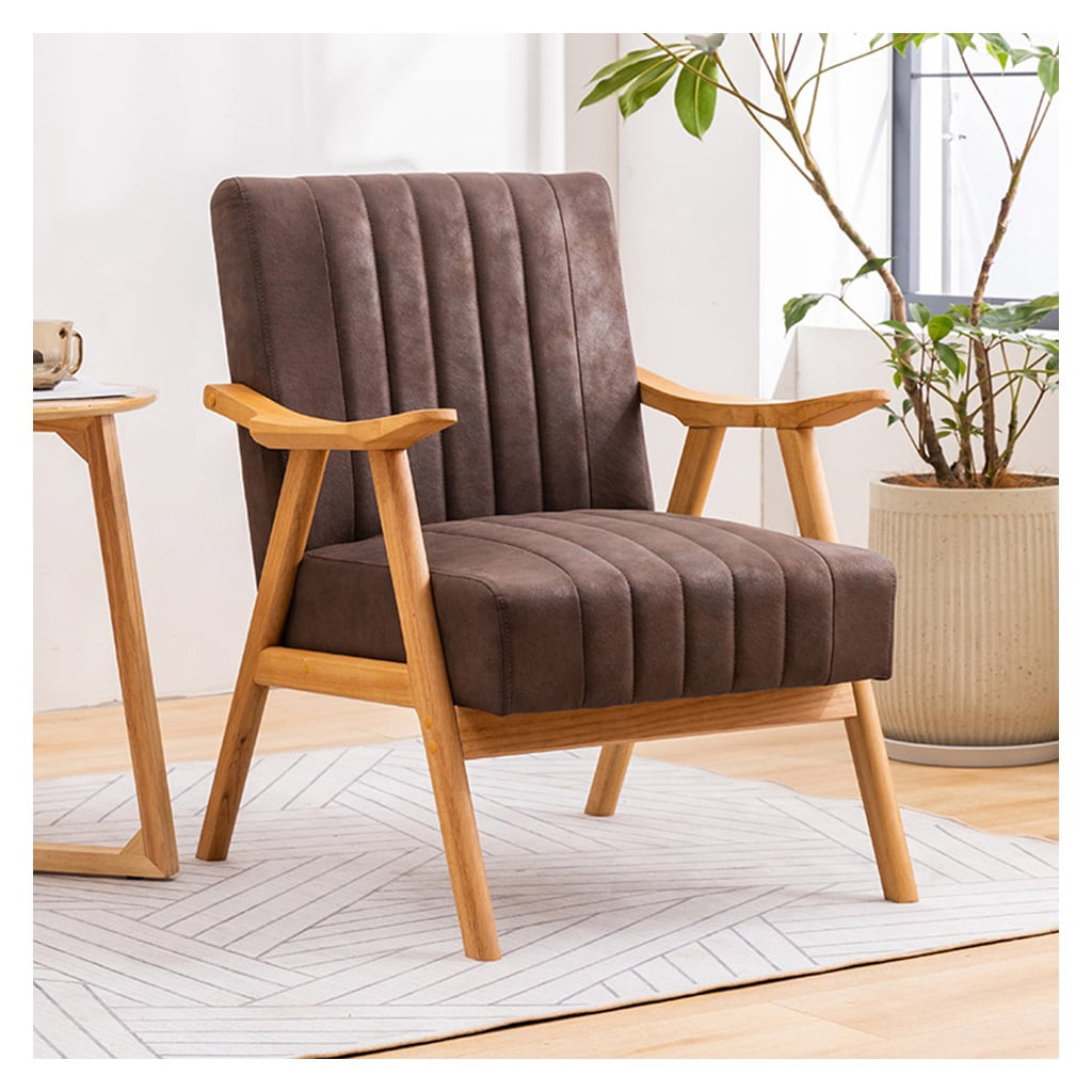 Accent Chairs Modern, Sofa Chair For Living Room, Mid Century Retro Arm ...