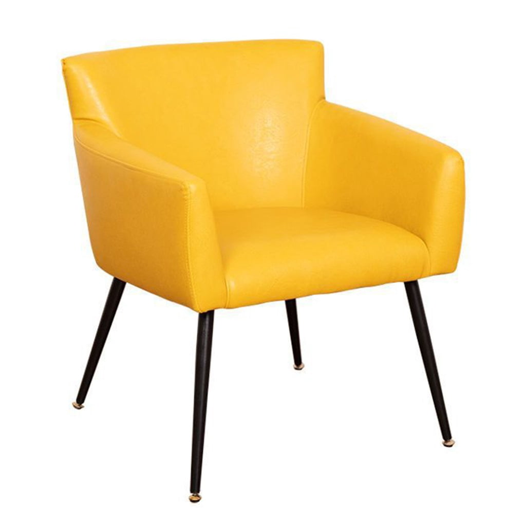 Accent Chairs PU Leather Desk Chair for Dining Room, Mid-Century Dining ...