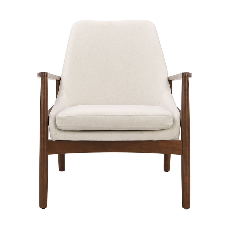 Accent Chairs Set Of 2, PU Leather Reading Armchair with High Backrest ...