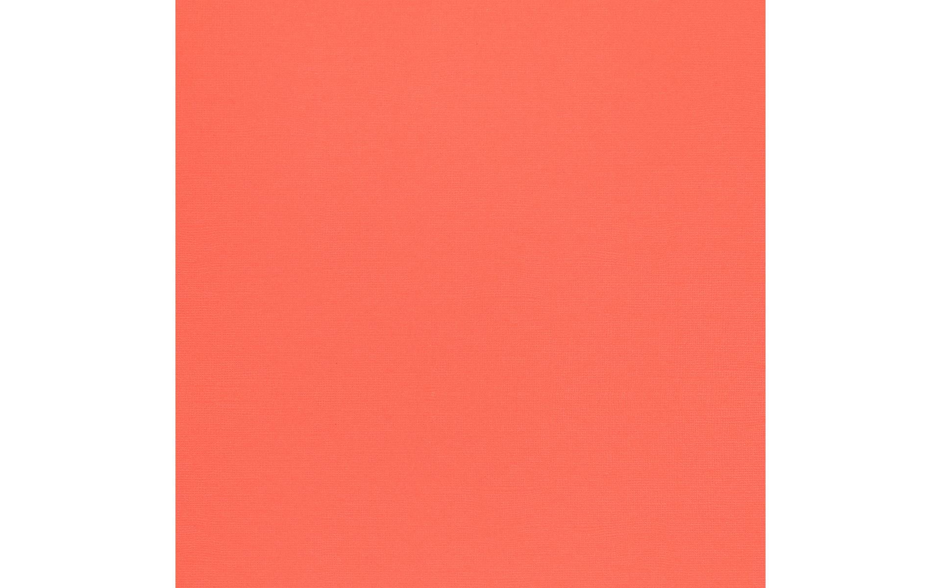 Accent Design Paper Accents Cardstock Muslin Papaya, 12"x12", 73lb ...
