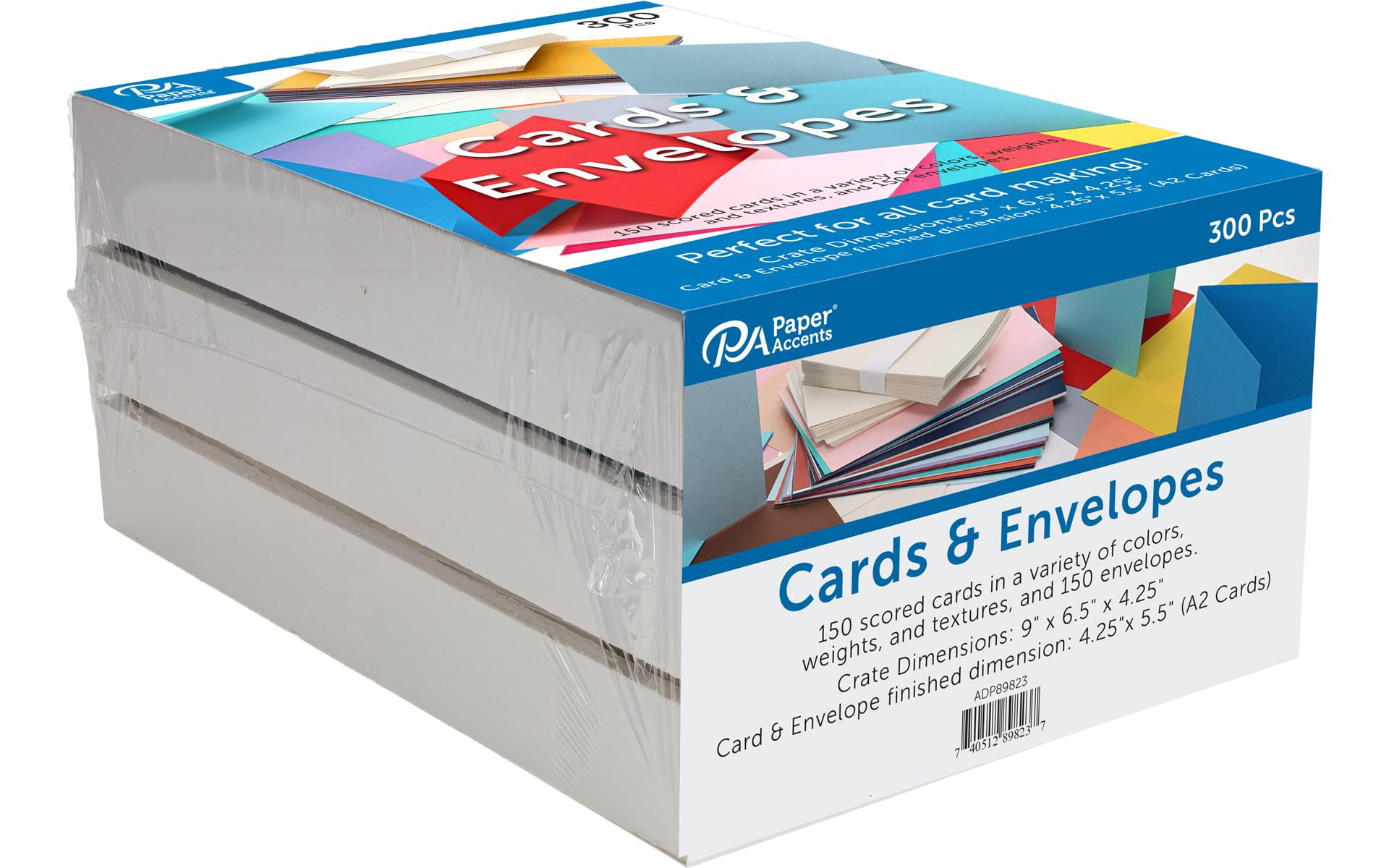 Accent Design Paper Accents Little Crate of Cards & Envelopes 300pc ...