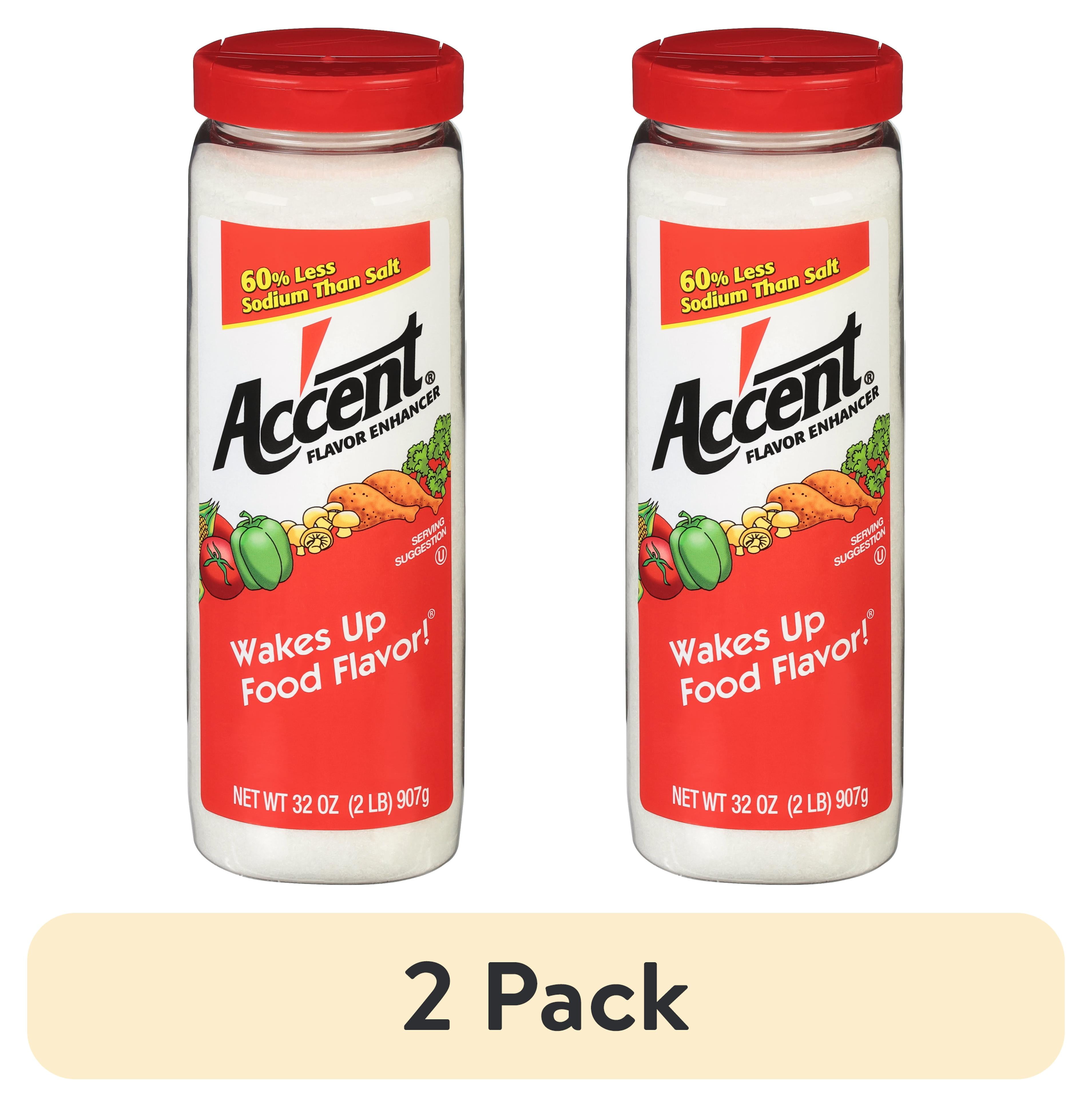 (2 pack) Ac'cent Flavor Enhancer MSG, Kosher, 32 oz - Walmart.com