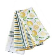 "Serafina Home Dark Green Dish Cloth Towels: 100% Cotton, Absorbent ...
