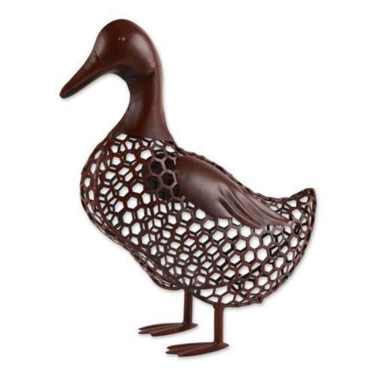 Accent Plus Open Geometric Frame Metal Duck Sculpture - Walmart.com