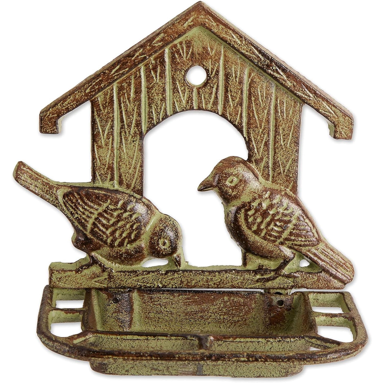 Accent Plus Wall Mounted Cast Iron Bird Feeder - Walmart.com