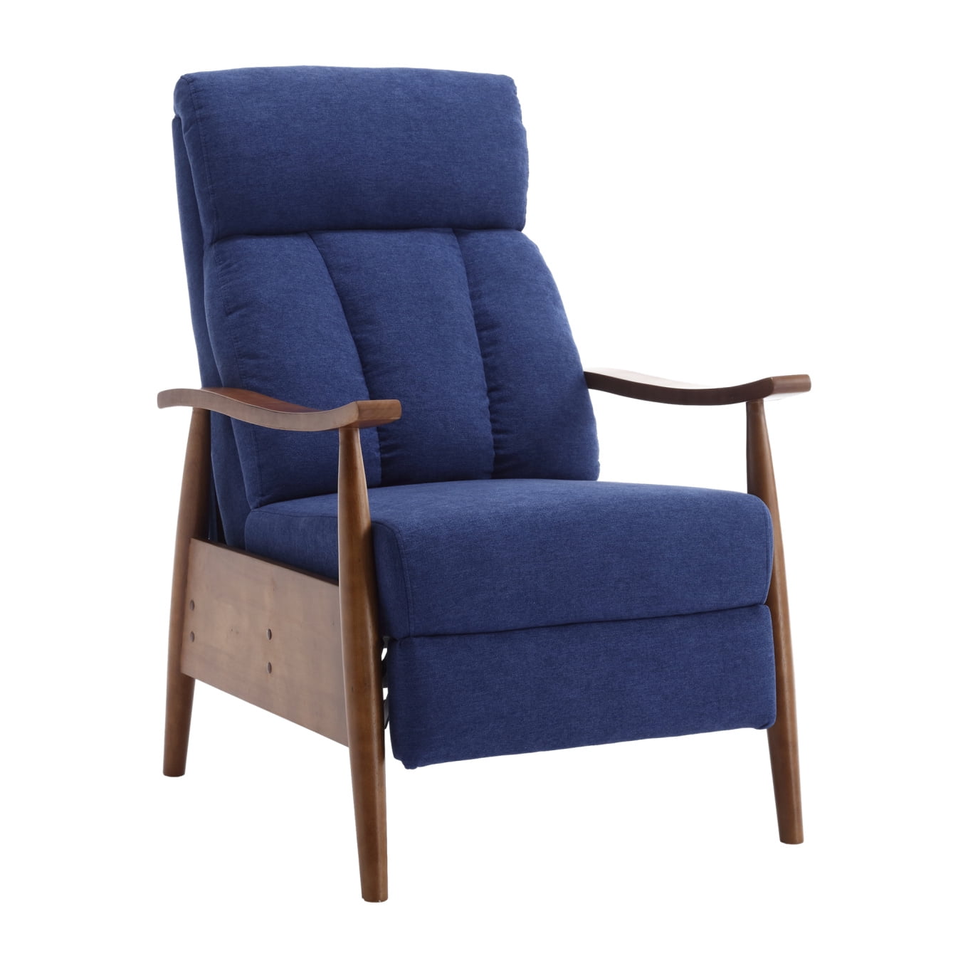 Accent Recliner Chair, Mid-Century Modern Push Back Recliner Sofa with ...