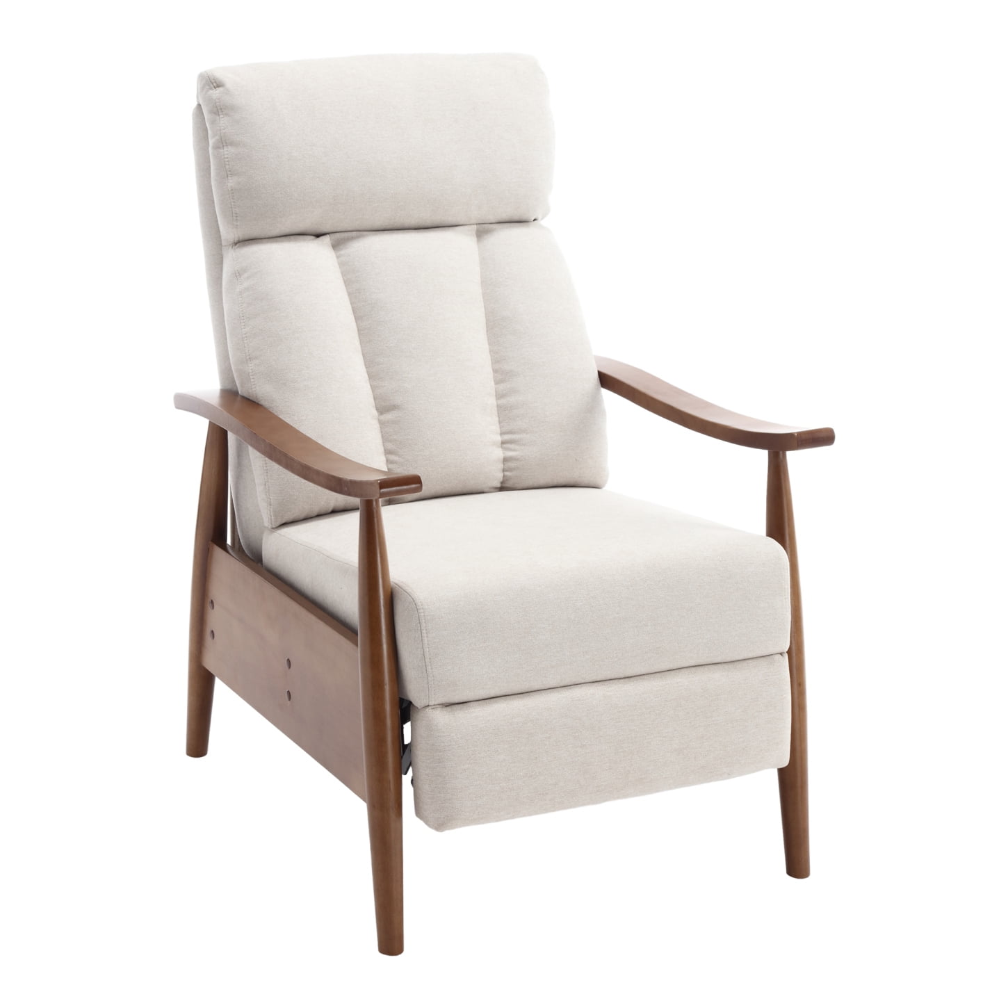 Accent Recliner Chair, Mid-Century Modern Push Back Recliner Sofa with ...