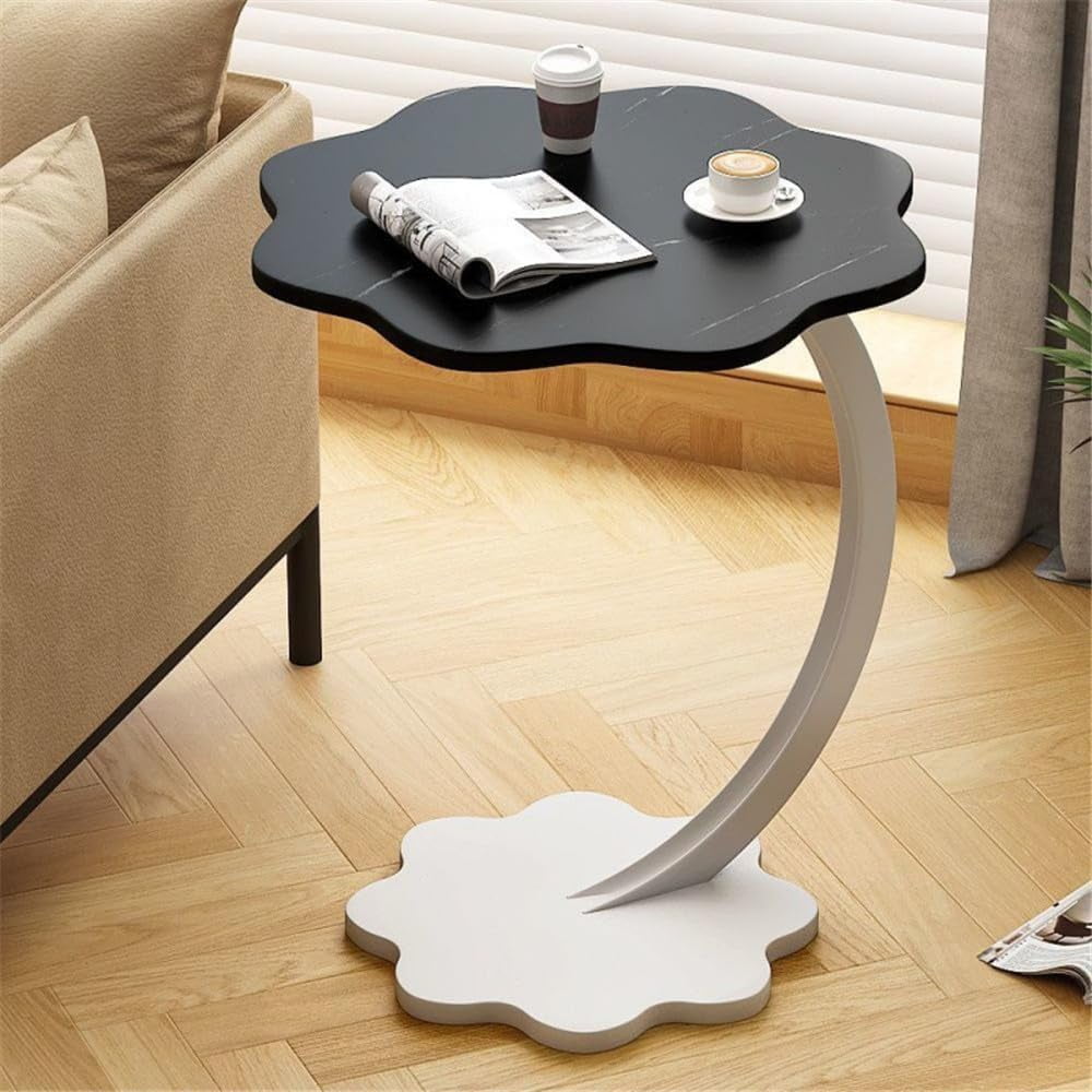 Accent Side/End Table, 19'' Flower Shape Farmhouse Side Table,Coffee ...
