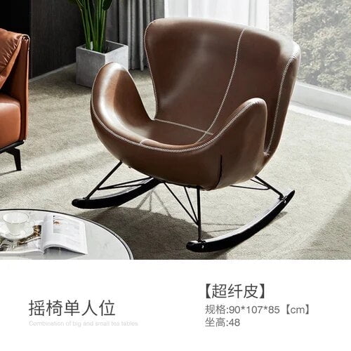 Accent Single Leather Luxury Recliner Designer Lazy Premium Comfy ...