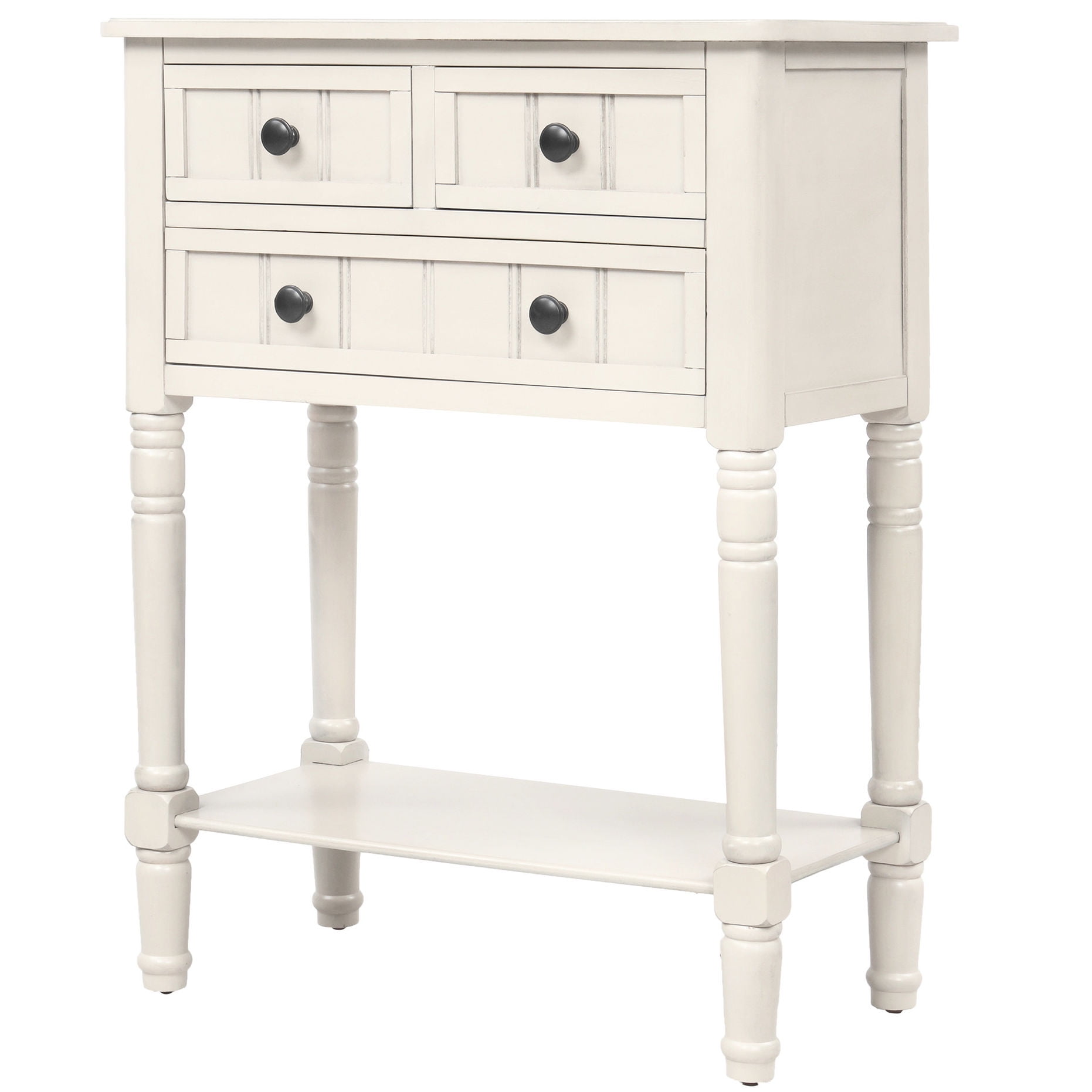 Accent Sofa Table | Keep Living Room Items Tidy | Solid Wood Frame and ...