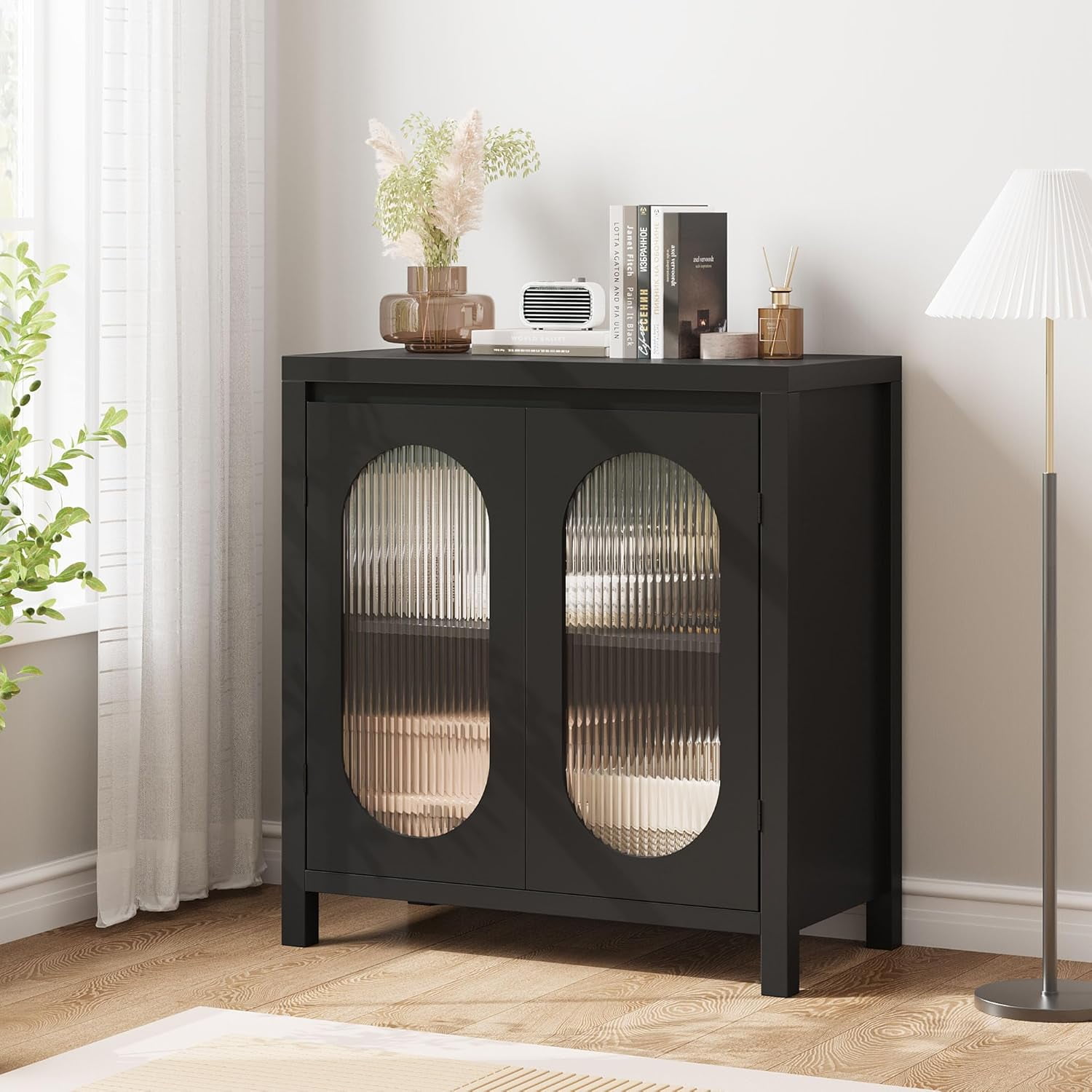 Accent Storage Cabinet Sideboard Buffet Cabinet with Door and ...