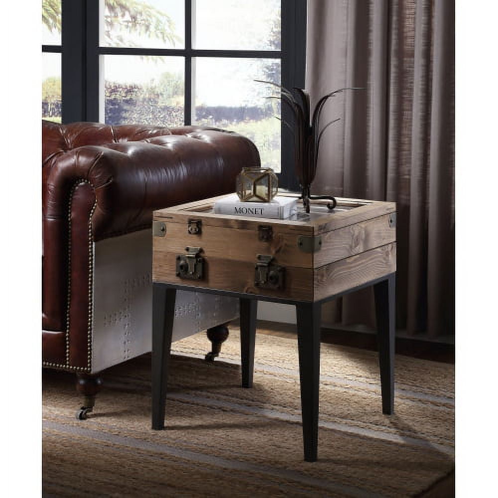 Accent Table, End Table with Storage, Side Table for Living Room ...