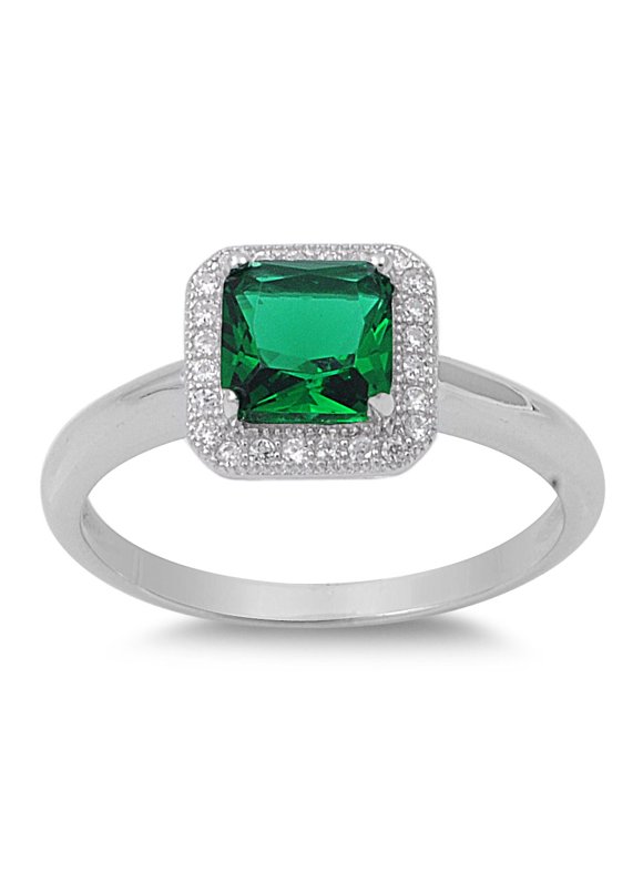 Rectangular Emerald Cut Ring