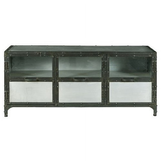 Accentrics Home Chelsea Industrial Metal 3 Framed Door Console Table ...