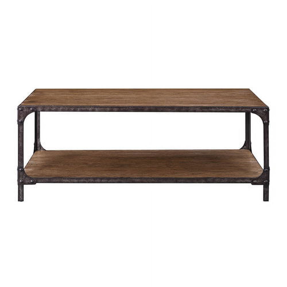 Accentrics Home Irwin Industrial Wood and Metal Rectangle Coffee Table ...